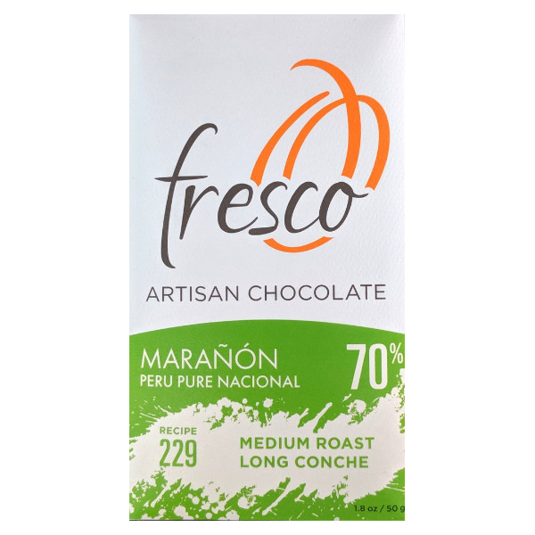 Fresco - 230 Maranon, Peru Medium Roast, Long Conche 70% Dark - Cocoa ...