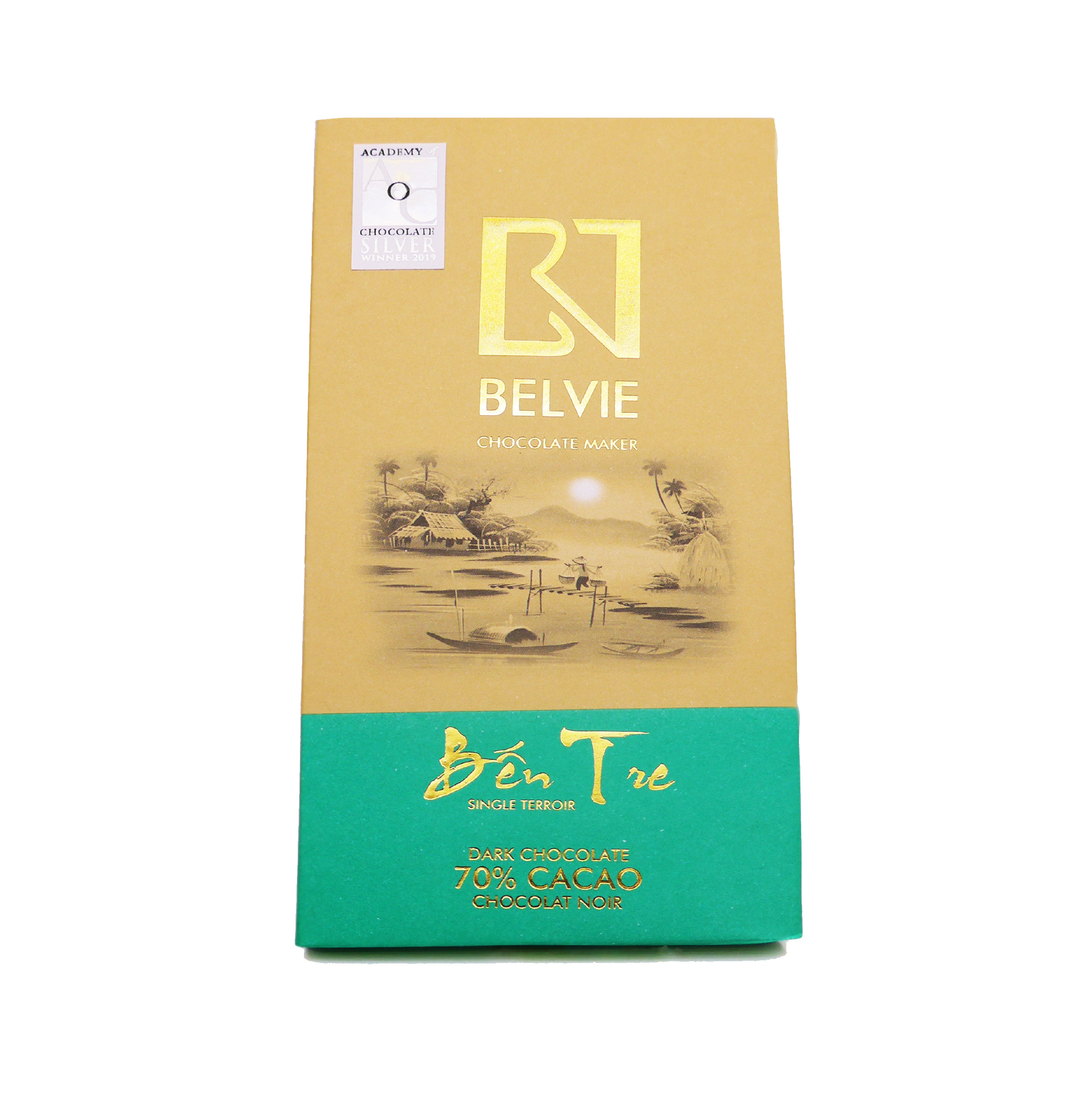 Belvie - Ben Tre 70% Dark Chocolate Bar - Cocoa Runners