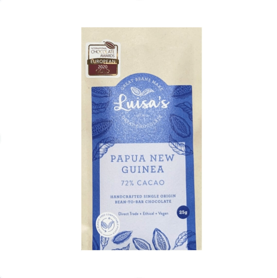 Luisa's Vegan Chocolates - Papua New Guinea, 72% Dark - Cocoa Runners