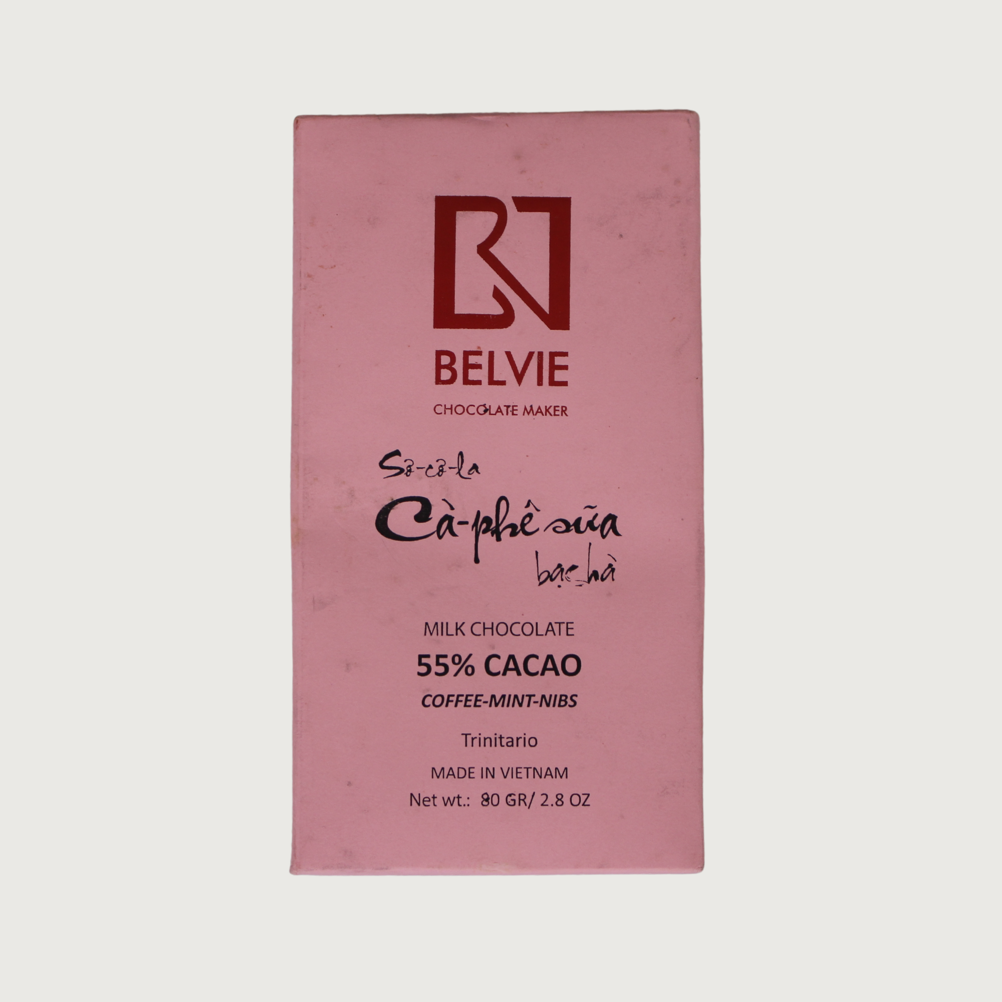 Belvie - Coffee, Mint, and Nibs, Vietnam, Dark Milk 55% - Cocoa Runners