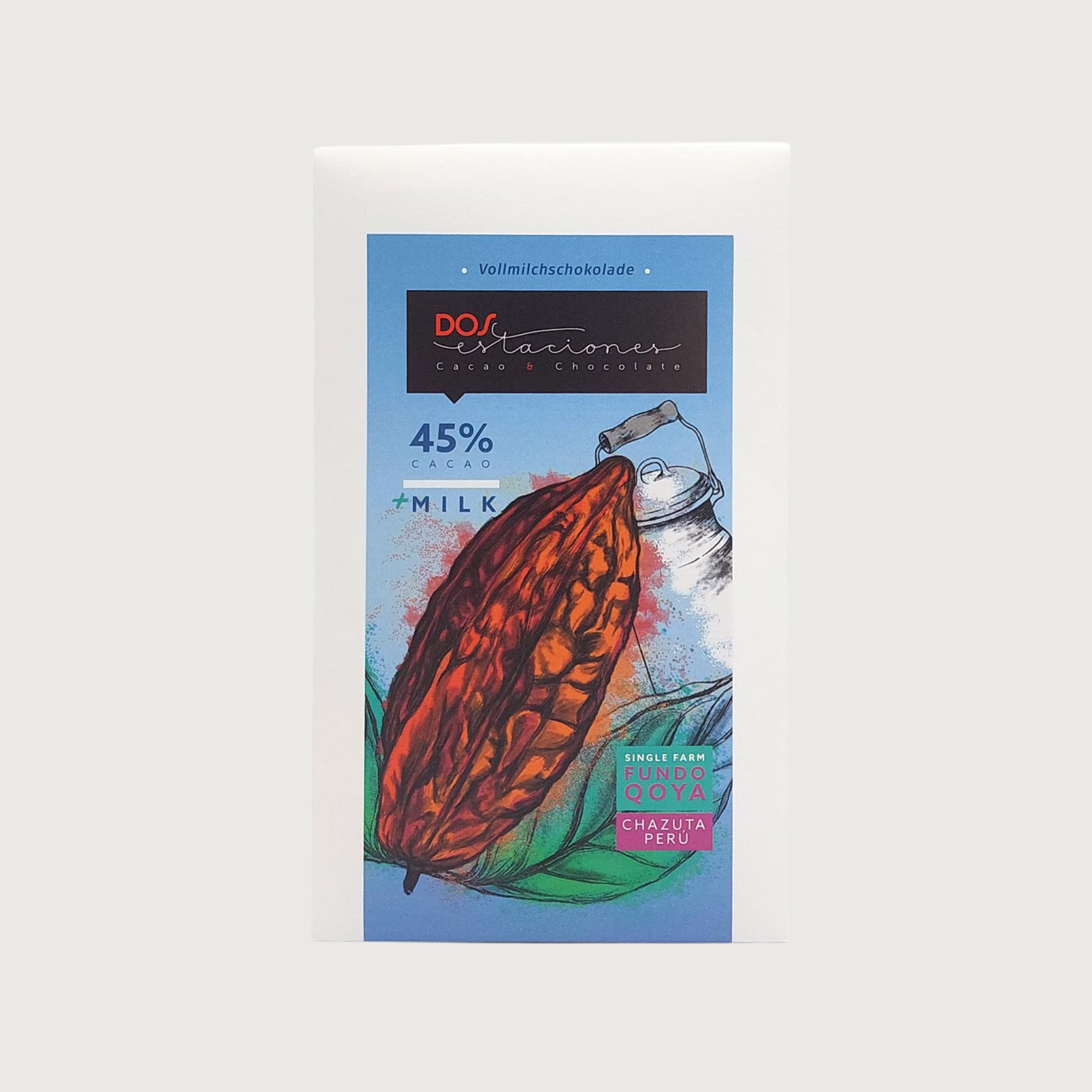 Dos Estaciones - Chazuta, Peru, Milk 45% - Cocoa Runners