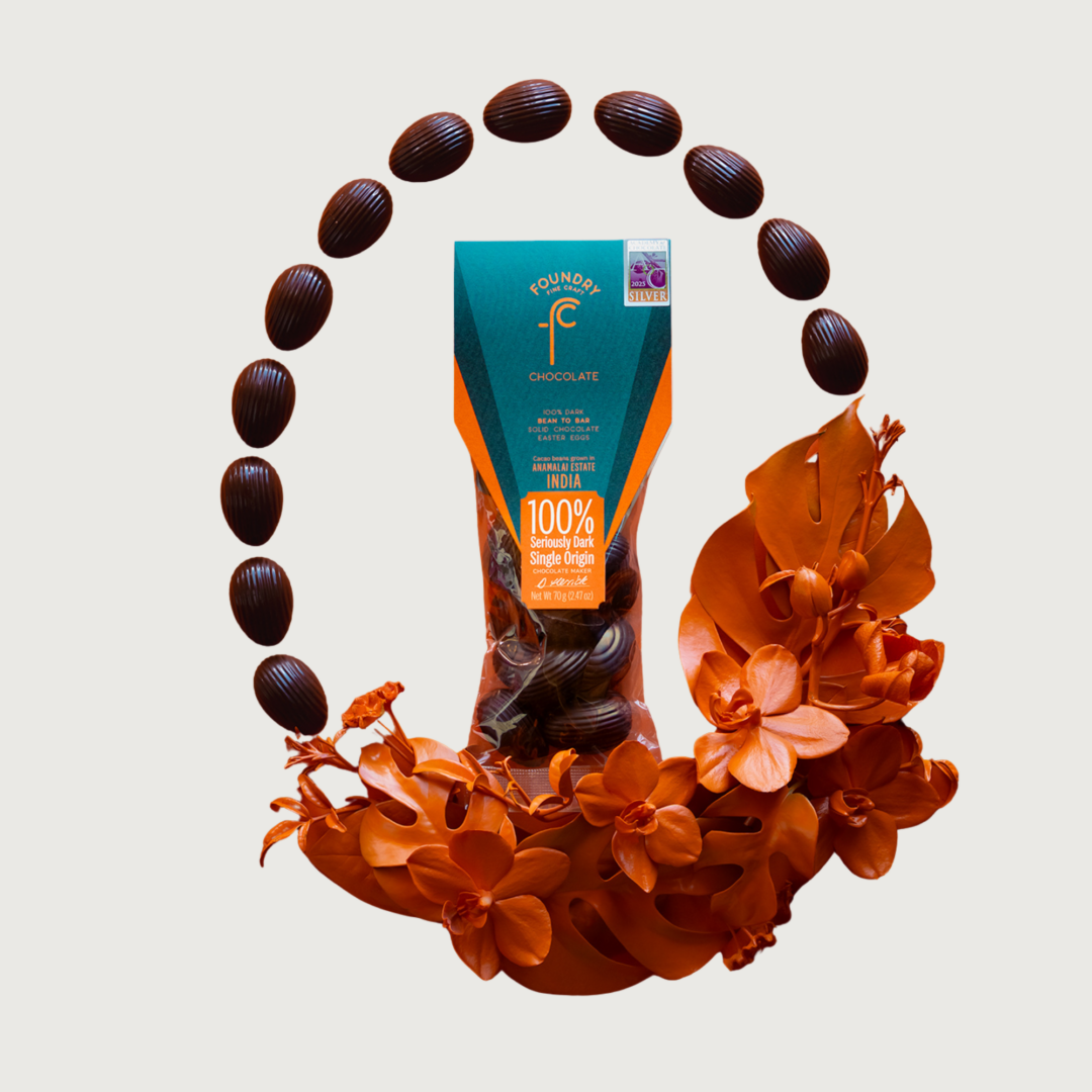 Foundry - Anamalai Estate, India, 100% Mini Eggs - Cocoa Runners