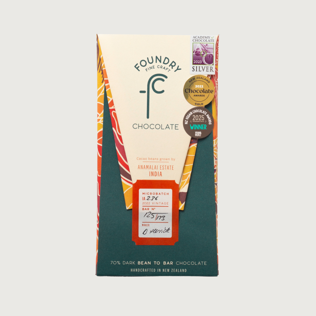 Foundry - Anamalai Estate, India, Dark 70% - Cocoa Runners