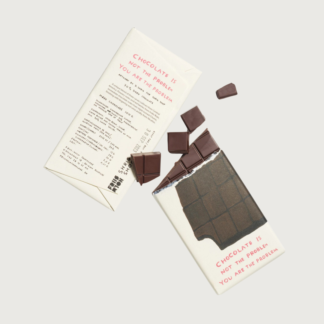Friis Holm - Artist Series, David Shrigley, Dark 70% - Cocoa Runners