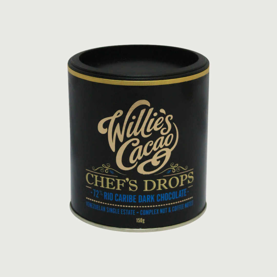 Willie's Cacao - 72%, Rio Caribe, Venezuela 150g Chef Drops